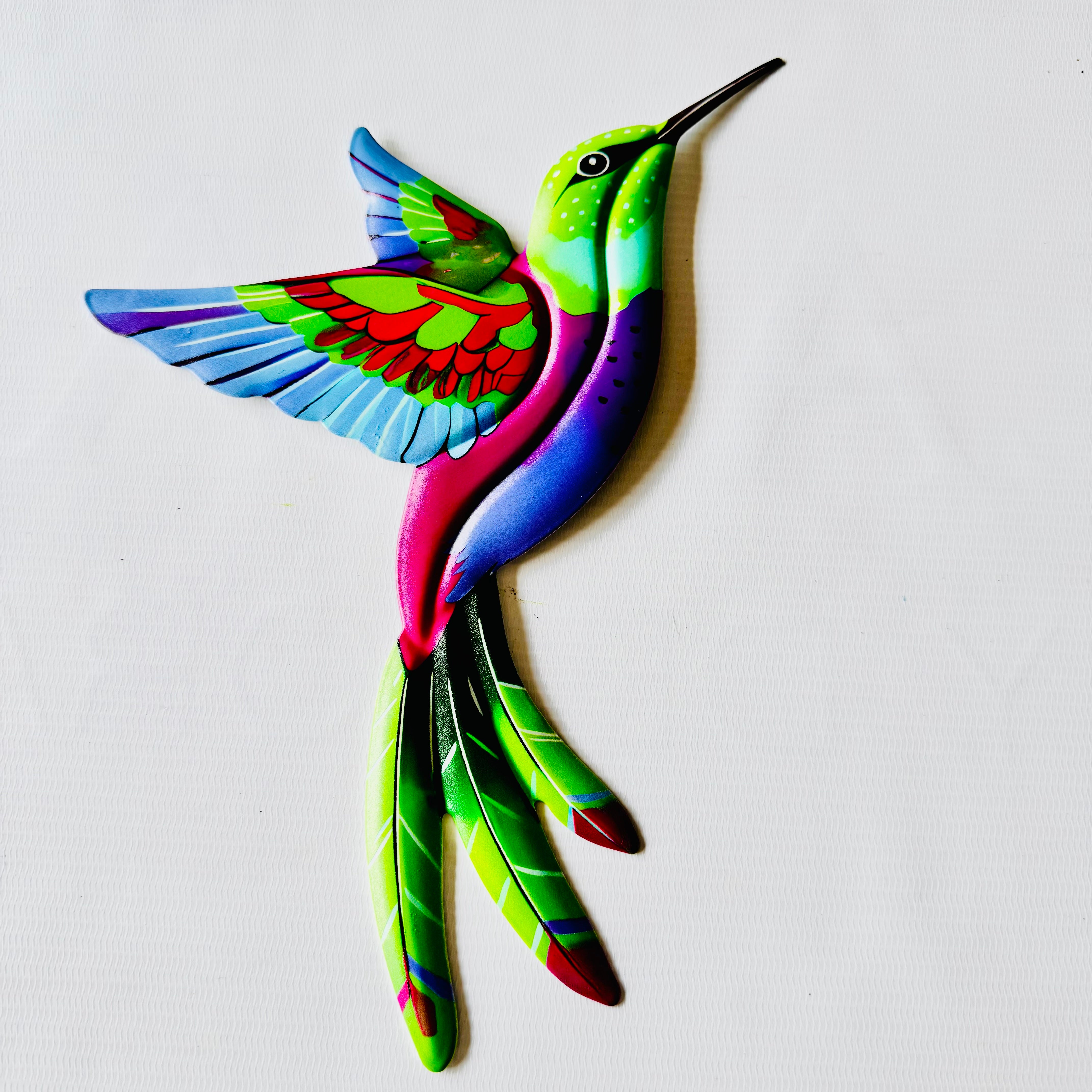 Aves colibrí metal pared – Arte Talavera