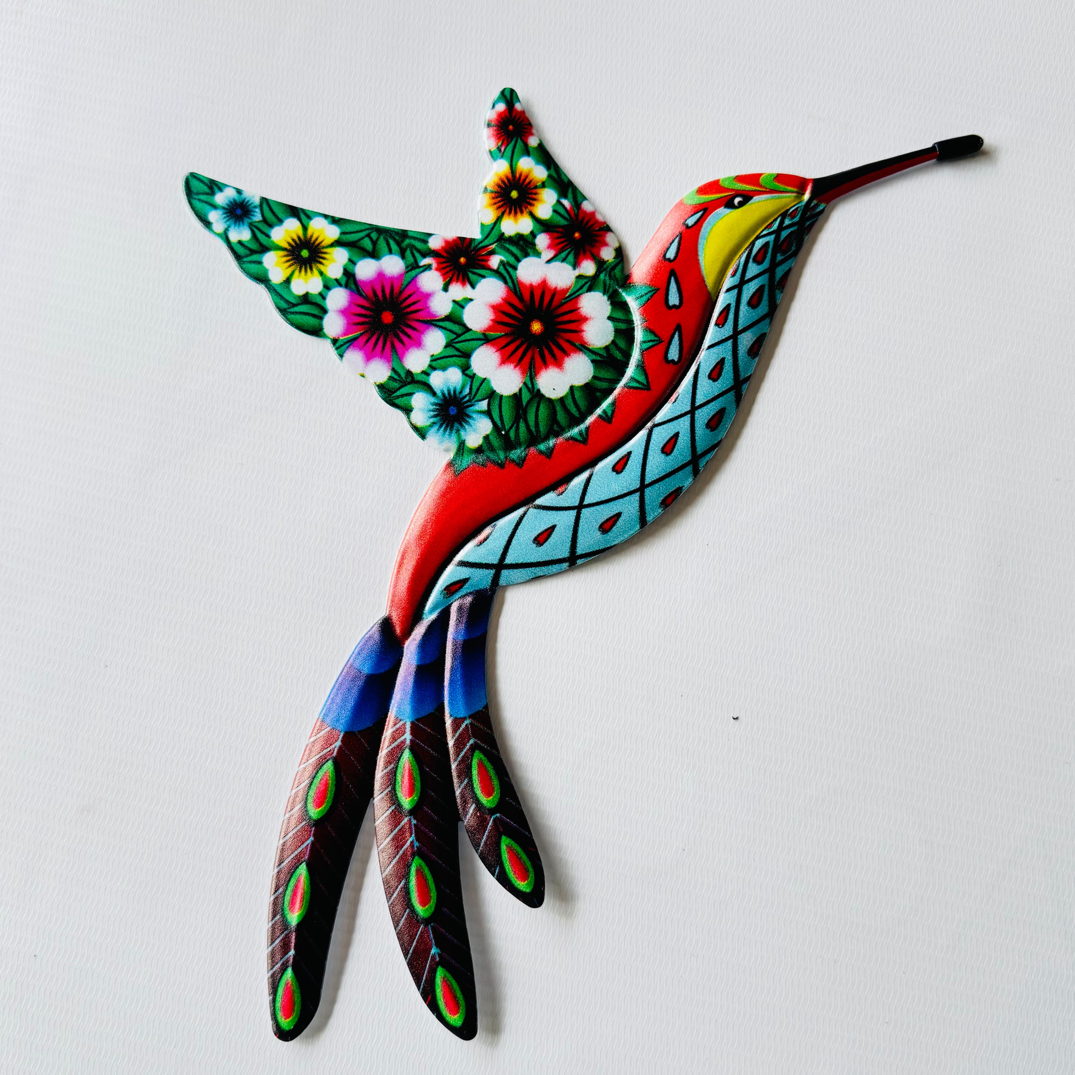 Aves colibrí metal pared – Arte Talavera